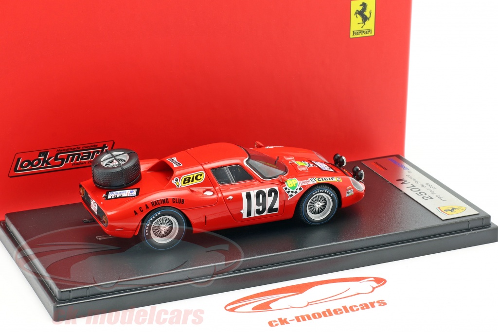 LookSmart 1:43 Ferrari 250 LM #192 Rallye Tour de France 1969 Rouget ...