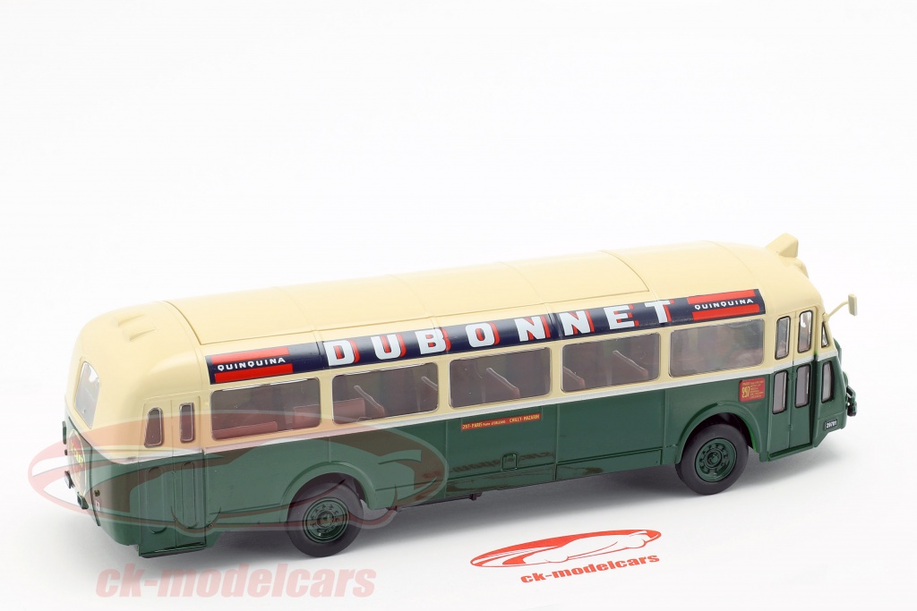 Altaya 1:43 Chausson AP-47 RATP バス フランス 築 1947 濃緑色 / クリーム ACBUS075 モデル ...
