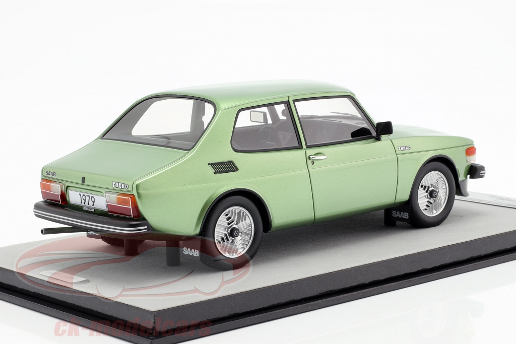 Tecnomodel 1:18 Saab 99 Turbo year 1979 green metallic TM18-91E model ...