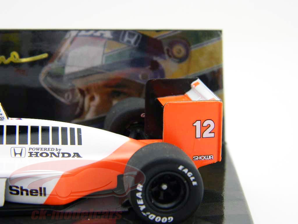 Minichamps 1:43 A. Senna McLaren Honda MP 4/4 Monde Suzuka Legend ...