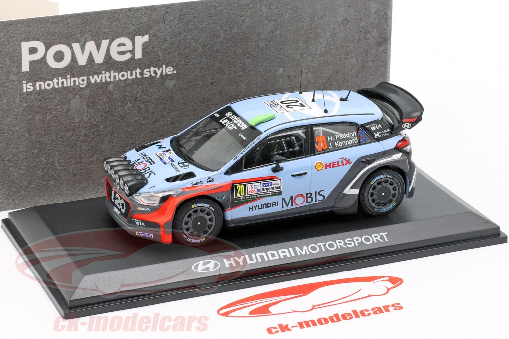 Ixo 1:43 Hyundai i20 WRC #20 Winner Rallye Argentinien 2016 Paddon ...