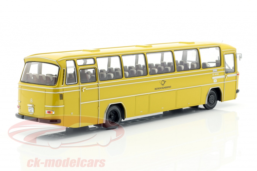 Minichamps 1:43 Mercedes-Benz O 302 Deutsche Bundespost 年 1965 黄色 ...