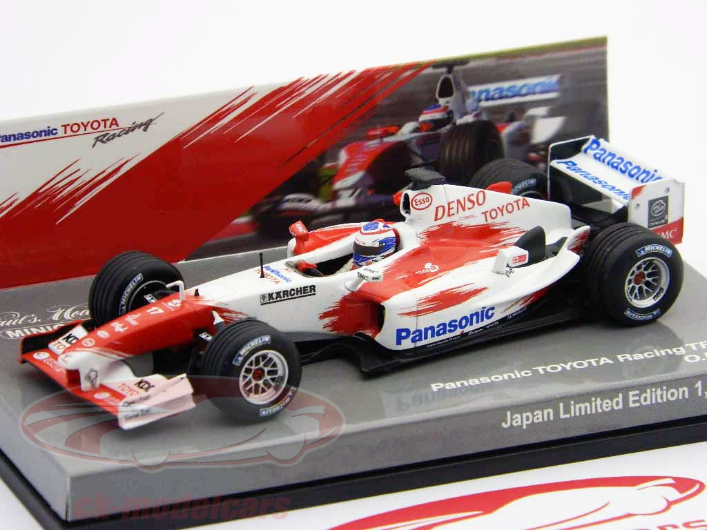 Minichamps 1:43 O. Panis Toyota Racing TF104 formula 1 2004 Promo Box ...