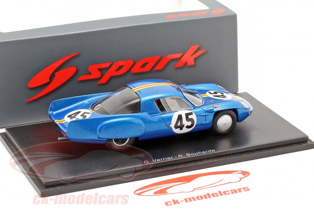 Spark 1:43 Alpine A210 #45 24h LeMans 1966 G. Verrier, R. Bouharde ...