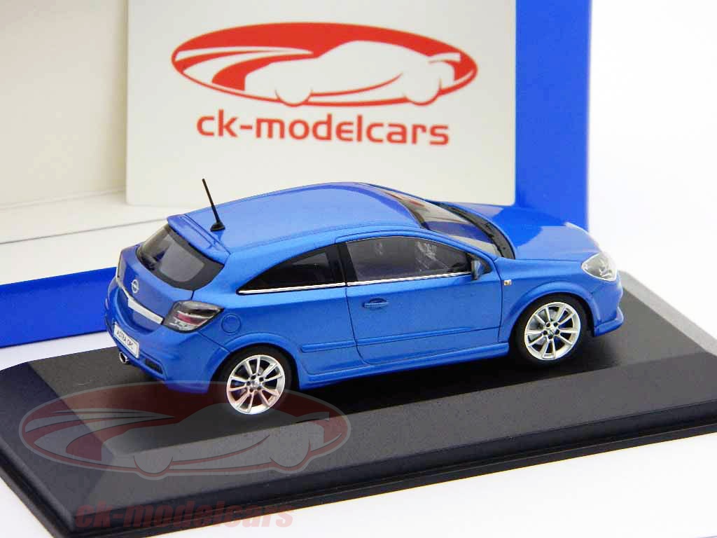 Minichamps 1:43 Opel Astra OPC blue CK999704 model car CK999704