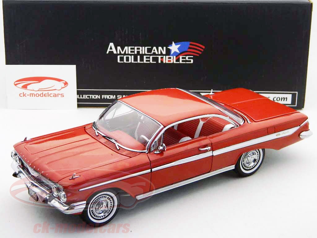 Sun Star Models 1:18 Chevrolet Impala Sport Coupe 1961 red 2100 model ...