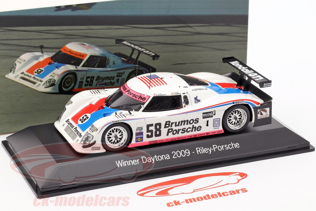 Spark 1:43 Riley-Porsche #58 Winner 24h Daytona 2009 Brumos Racing ...