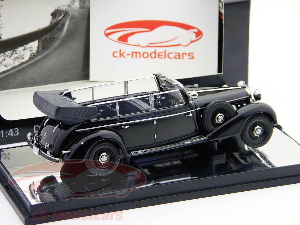 Signature Models 1:43 Mercedes-Benz 770 Cabriolet Noir Modèles ...