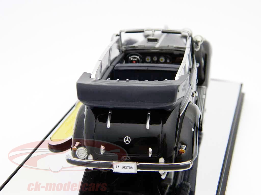 Signature Models 1:43 Mercedes-Benz 770 Cabriolet Noir Modèles ...