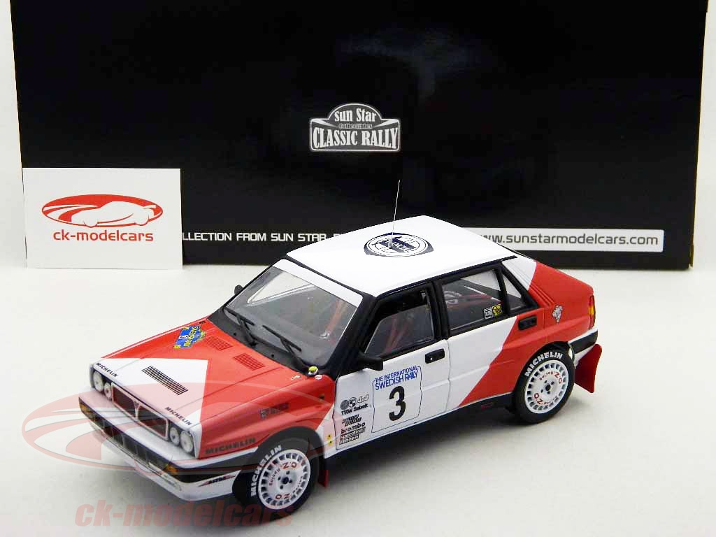Sun Star Models 1:18 Lancia Delta Integrale N° 3 du Rallye ...