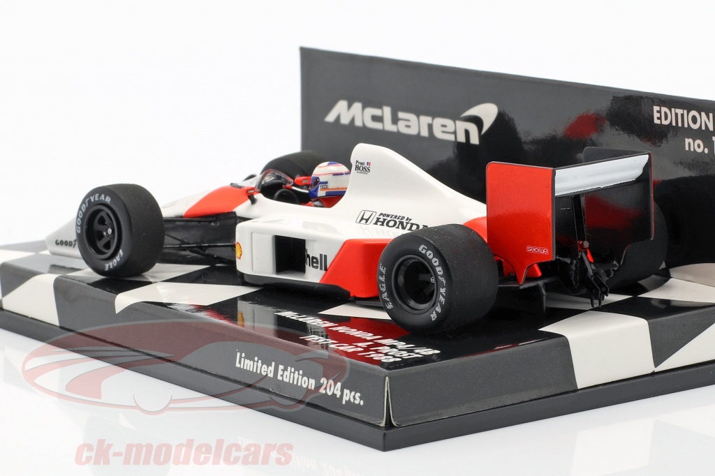 Minichamps 1:43 Alain Prost McLaren MP4/4B Test Car 式 1 1988 537884399 ...