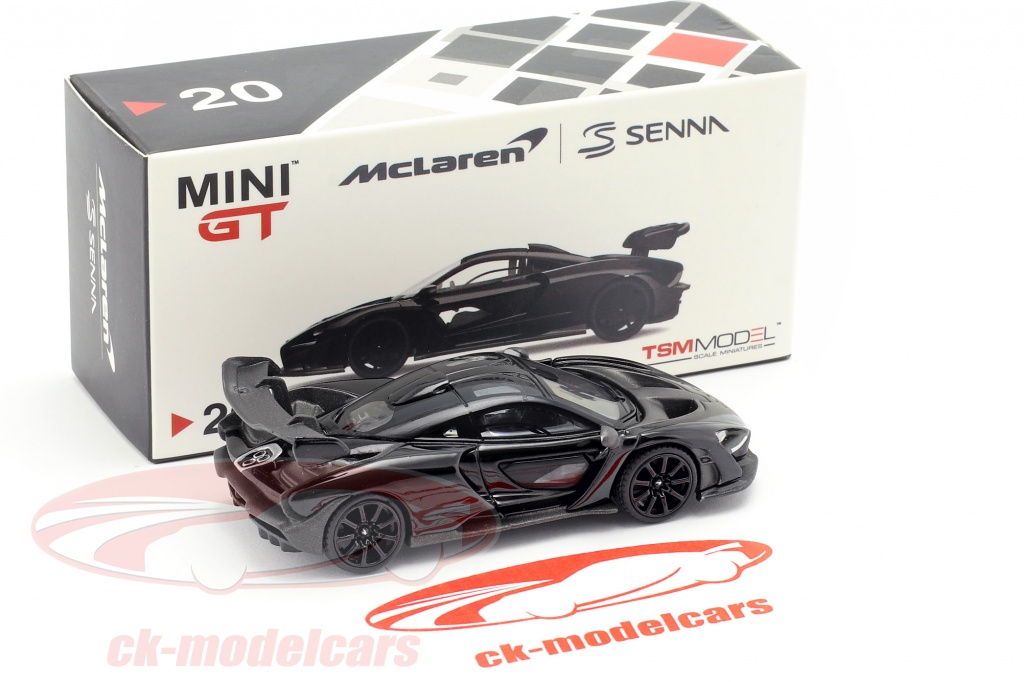 True Scale 1:64 McLaren Senna LHD onyx schwarz MGT00020-L Modellauto ...
