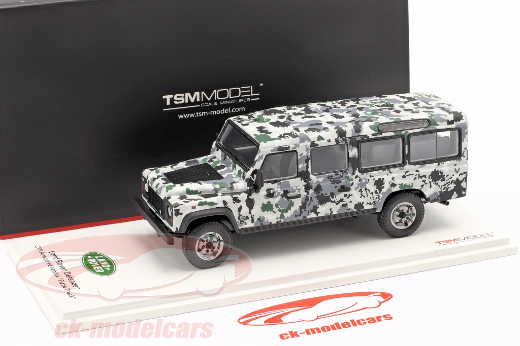 True Scale 1:43 Land Rover Defender CNN Armoured Vehicle Pizza Truck ...