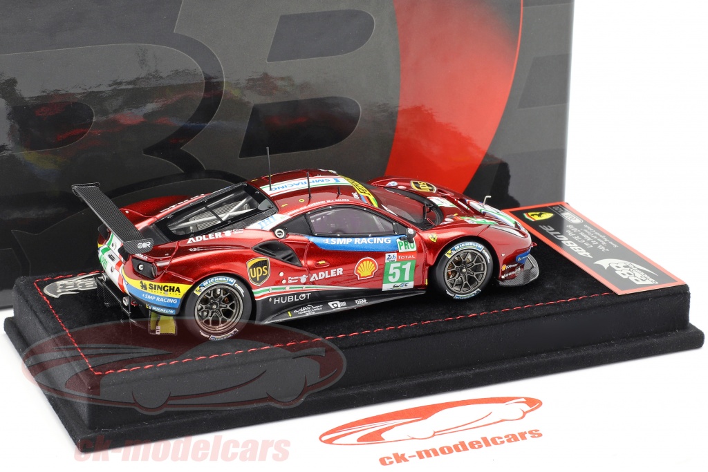 BBR Models 1:43 Ferrari 488 GTE #51 24h LeMans 2018 Calado, Pier Guidi ...