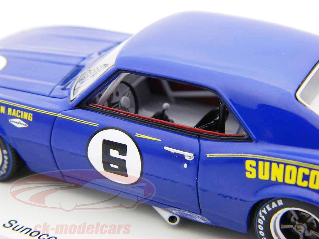 Spark 1:43 Gagnant N° 6 Sunoco Chevrolet Camaro Trans-Am 1968 S2601 ...