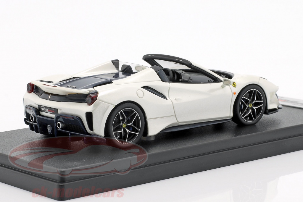 LookSmart 1:43 Ferrari 488 Pista Spider year 2018 italia white LS496A ...