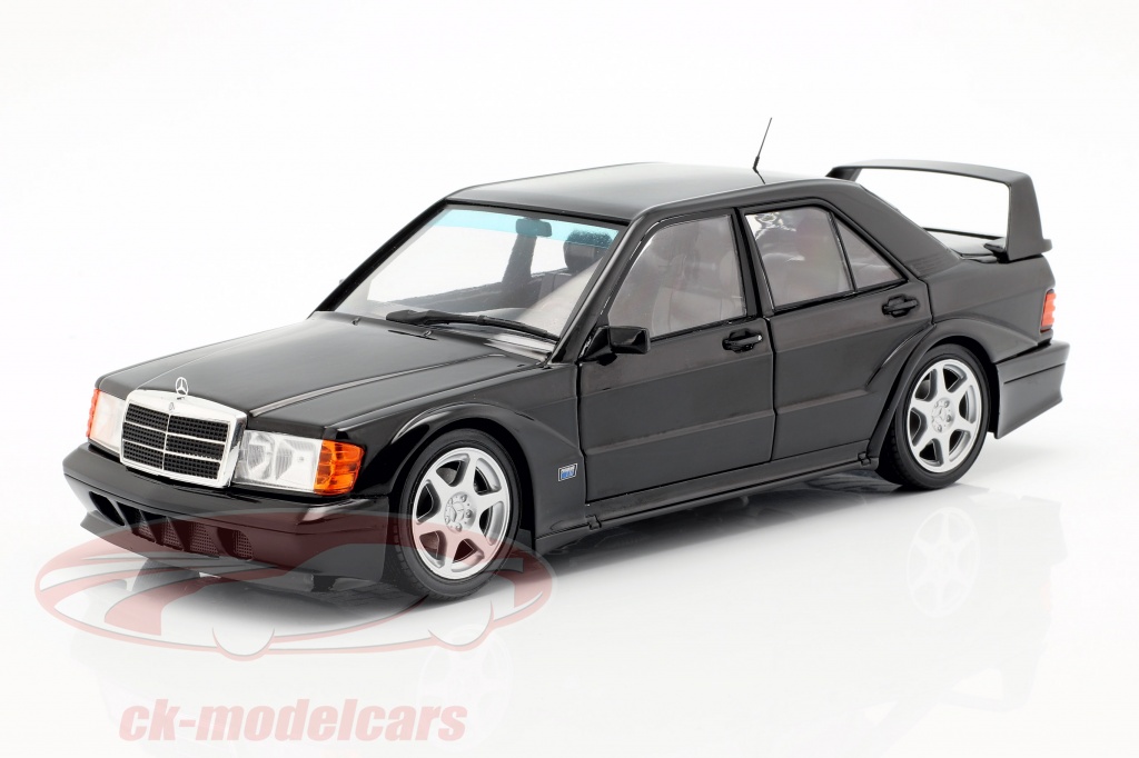 Solido 1:18 Mercedes-Benz 190E 2.5-16V Evolution II year 1990 black S1801001 model car S1801001 ...