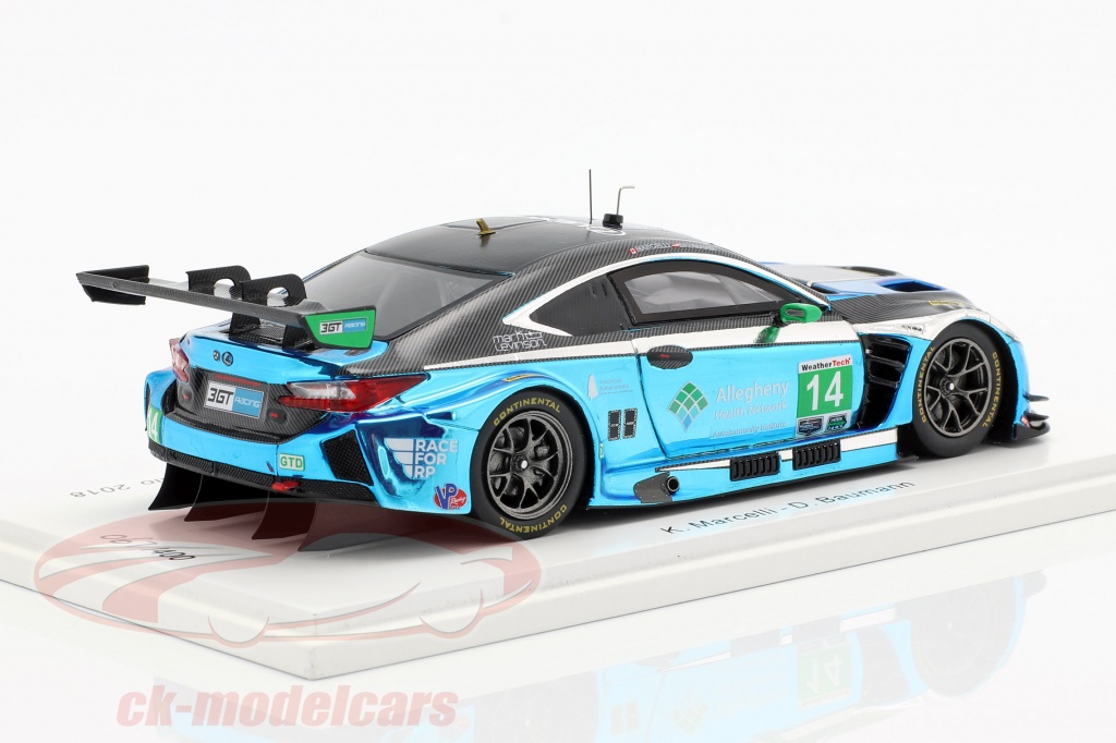 Spark 1:43 Lexus RC F GT3 #14 Winner GTD Class Mid-Ohio 2018 Marcelli ...