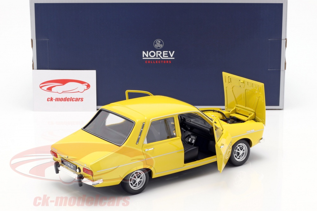 Norev 1:18 Renault 12 TS year 1973 yellow 185212 model car 185212 ...