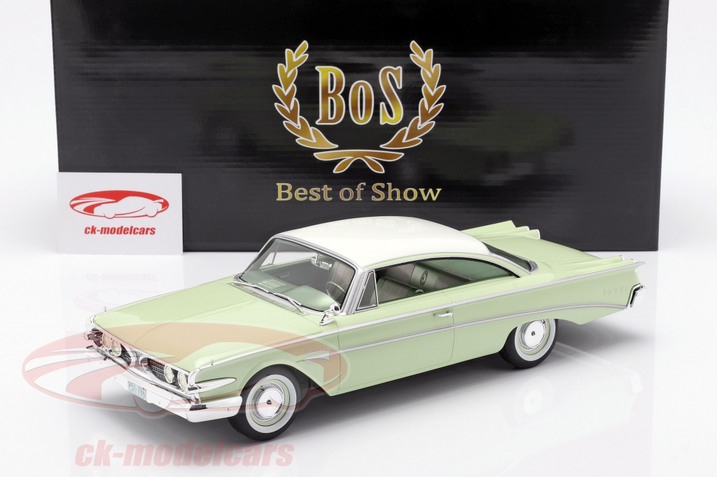 BoS-Models 1:18 Edsel Ranger Hardtop year 1960 lime / white BOS364 ...