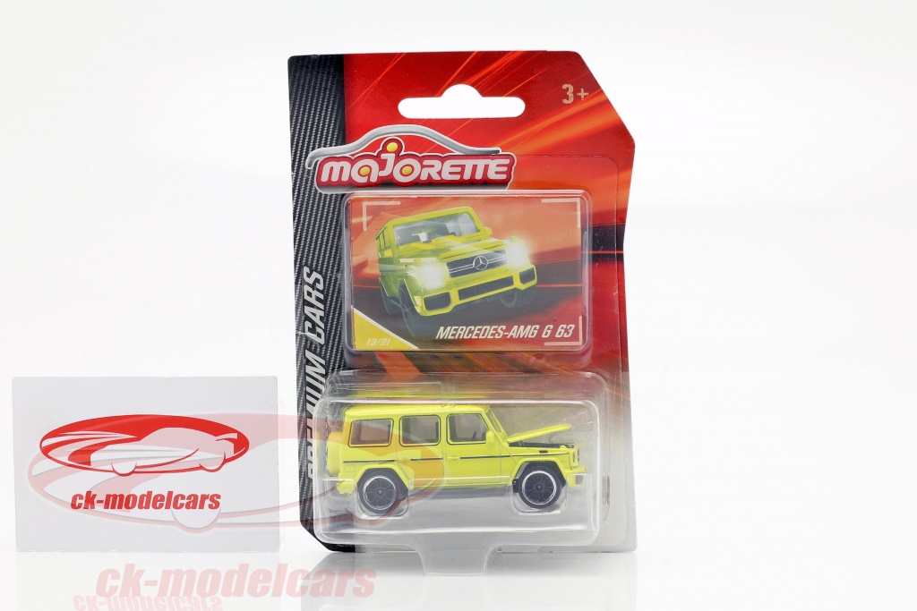 Majorette 1:64 Mercedes-Benz AMG G63 jaune 212053052Q04 modèle voiture ...