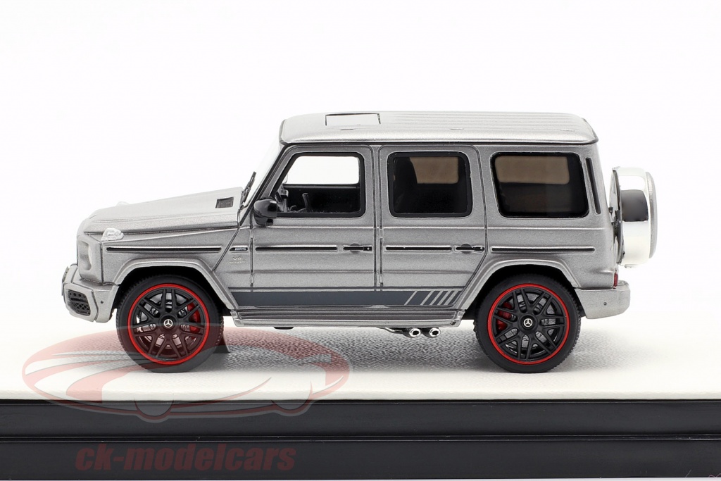 MotorHelix 1:64 Mercedes-Benz AMG G63 année de construction 2019 argent ...