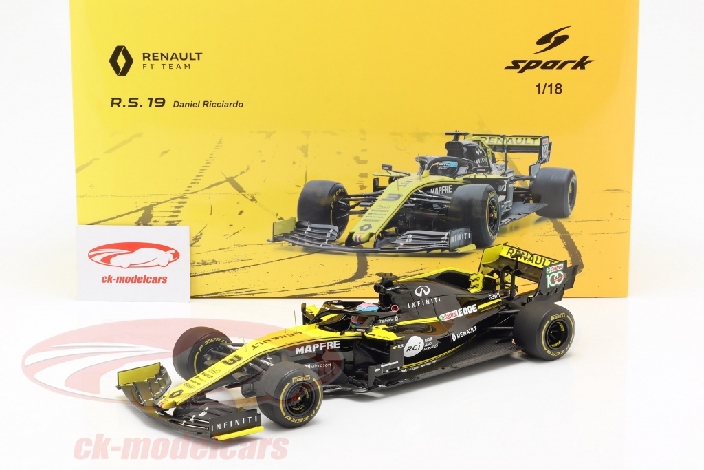 Spark 1:18 Daniel Ricciardo Renault R.S.19 #3 Australian GP formula 1 ...