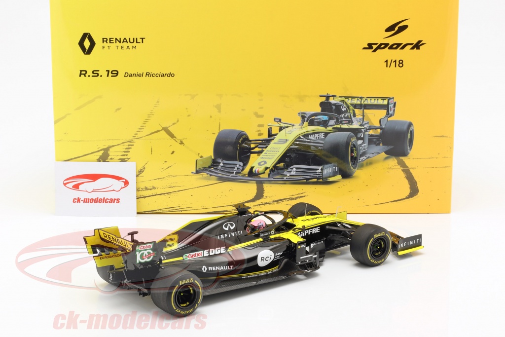 Spark 1:18 Daniel Ricciardo Renault R.S.19 #3 Australian GP formula 1 ...