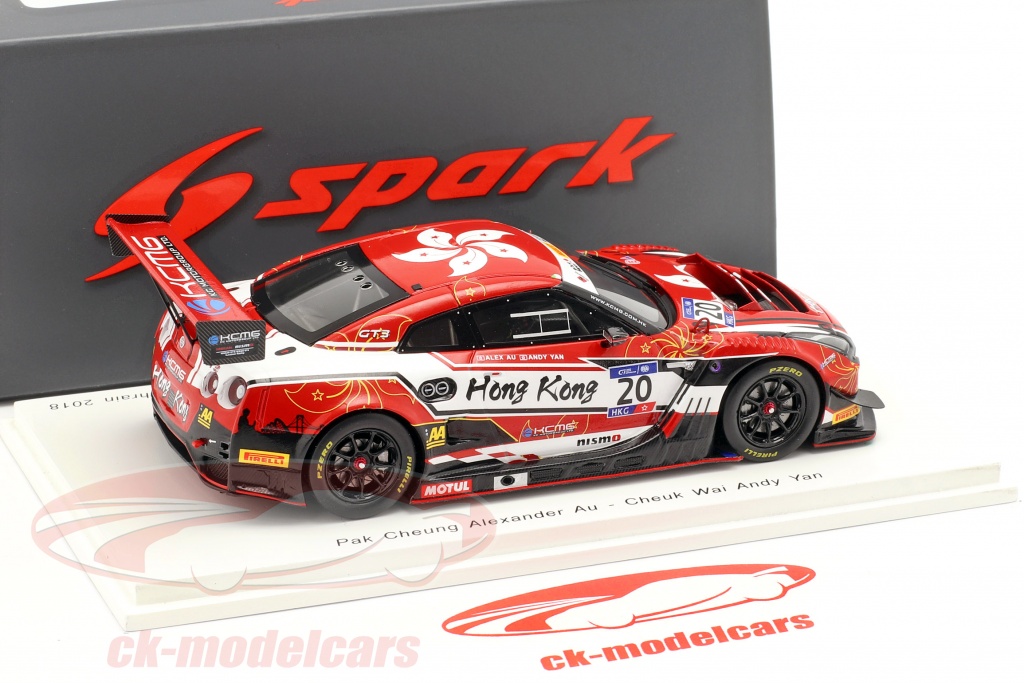 Spark 1:43 Nissan GT-R Nismo GT3 #20 7º FIA GT Nations Cup Bahrain 2018 S6303 modelo coche S6303 ...