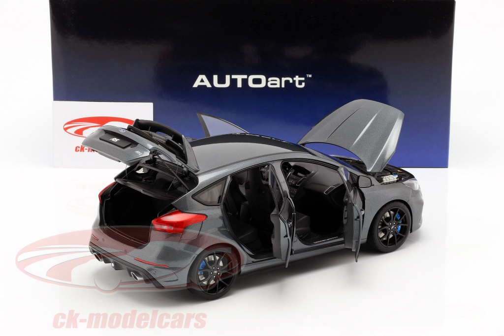 AUTOart 1:18 Ford Focus RS año de construcción 2016 sigilo gris 72954 ...