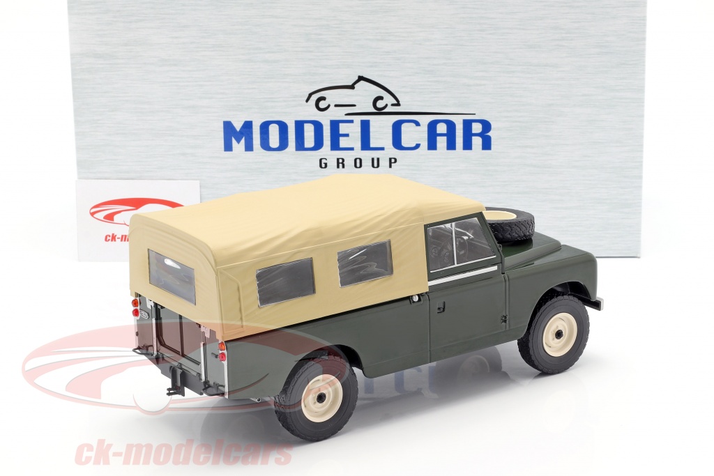 Modelcar Group 1:18 Land Rover Series II 109 築 1959 濃緑色 / ベージュ MCG18118 ...