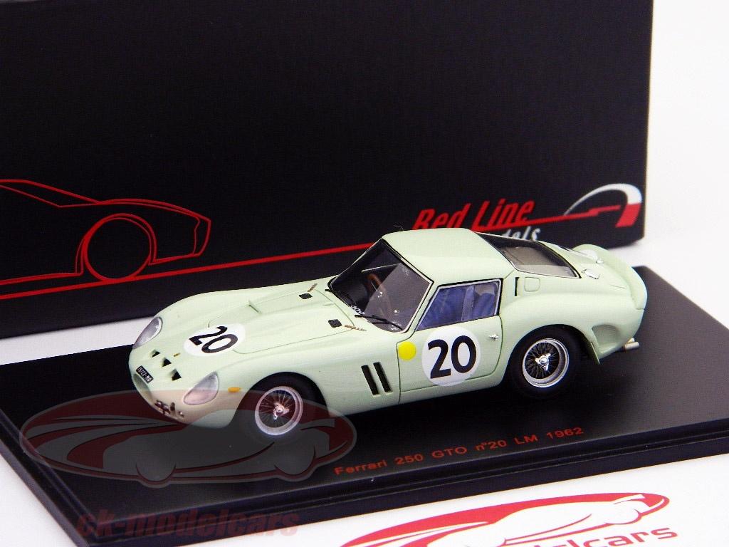 Spark 1:43 Ferrari 250 GTO #20 24h LeMans 1962 Ireland/Gregory RL119 model car RL119 9580006301192