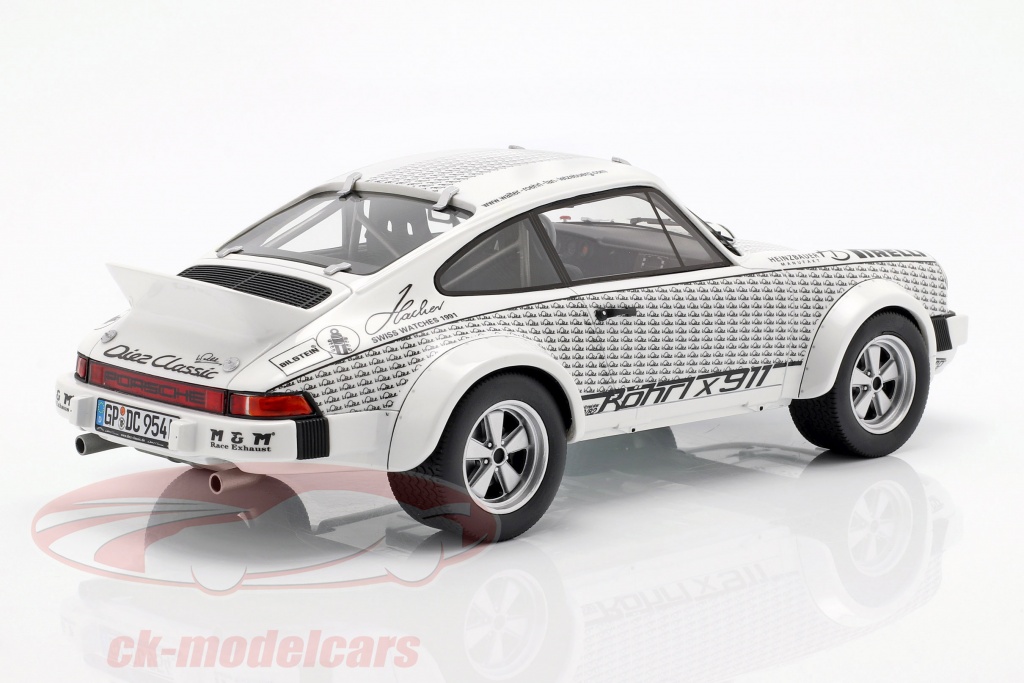 Schuco 1:18 Porsche 911 Walter Röhrl x 911 weiß / schwarz 450025100 ...