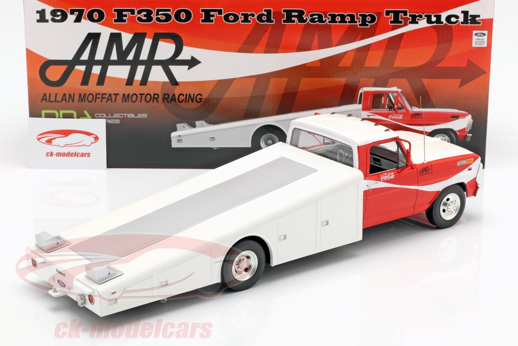 GMP 1:18 Ford F350 Ramp Truck 1970 Alan Moffat Racing red / white ...
