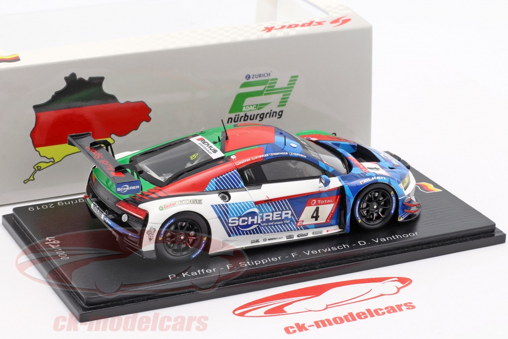 Spark 1:43 Audi R8 LMS #4 勝者 24h Nürburgring 2019 Kaffer, Stippler ...