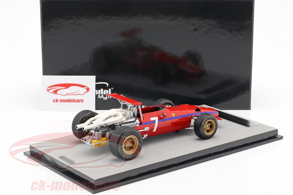 Tecnomodel 1:18 Derek Bell Ferrari 312 F1/68 #7 USA GP Formel 1 1968 ...