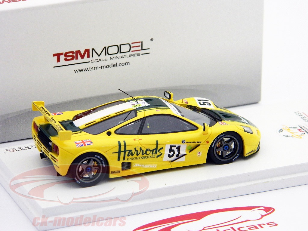 True Scale 1:43 McLaren F1 GTR #51 3rd Place 24h LeMans 1995 TSM114357 ...
