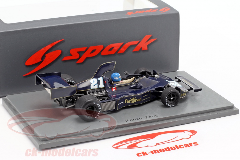 Spark 1:43 Renzo Zorzi Williams FW04 #21 ブラジル GP 式 1 1976 S7492 モデル 車 ...