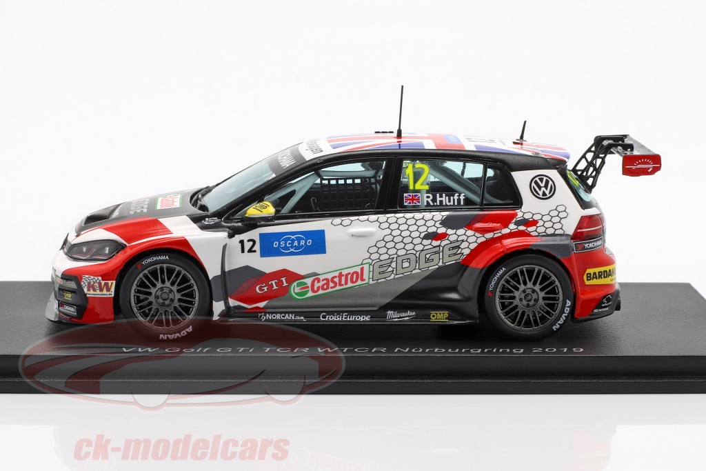 Spark 1:43 Volkswagen VW Golf GTi TCR #12 WTCR Nürburgring 2019 Rob ...