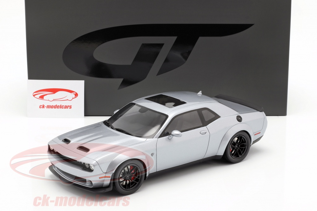 GT-SPIRIT 1:18 Dodge Challenger Hellcat Red Eye 2019 plata metálico ...
