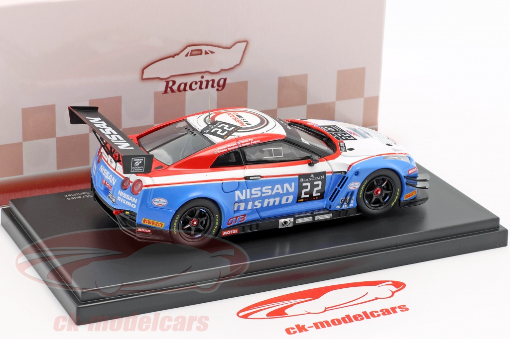 Ebbro 1:43 Nissan GT-R GT3 #22 Blancpain Endurance Series 2015 Nissan GT Academy Team RJN 45482 ...