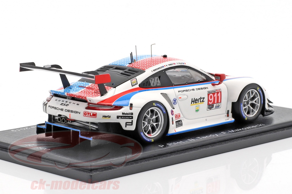 Spark 1:43 Porsche 911 RSR #911 24h Daytona 2019 Porsche GT Team US073 modèle voiture US073 ...