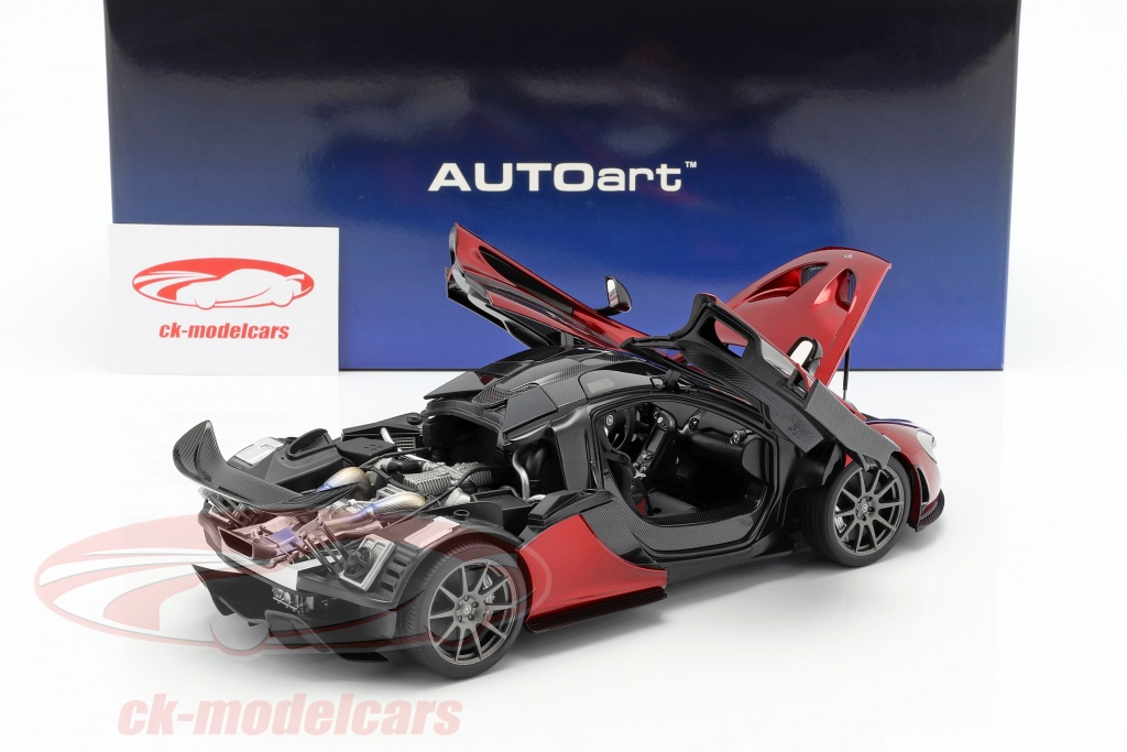 AUTOart 1:18 McLaren P1 Baujahr 2013 vulkanrot 76062 Modellauto 76062 ...