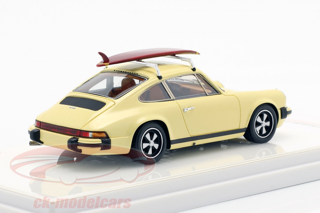 True Scale 1:43 Porsche 911 S 2.7 with Surf board year 1977 cream ...