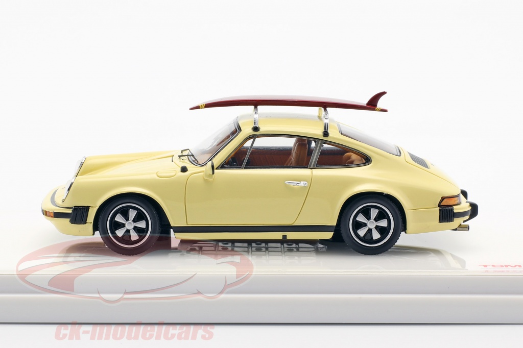 True Scale 1:43 Porsche 911 S 2.7 with Surf board year 1977 cream ...