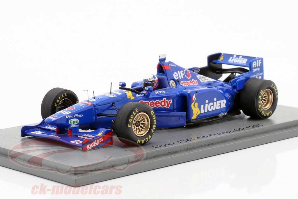 Spark 1:43 Martin Brundle Ligier JS41 #25 第4回 フランス語 GP 式 1 1995 S7411 ...