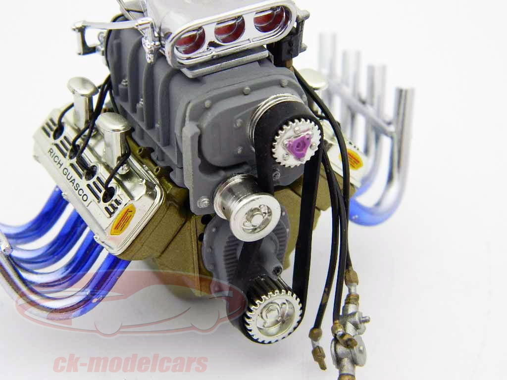 GMP 1:18 Dragster engine pure hell for Modelcars A1800808E model car A1800808E