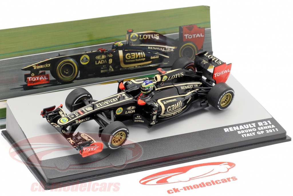 Altaya 1:43 Bruno Senna Lotus Renault R31 #9 итальянский GP формула 1 ...