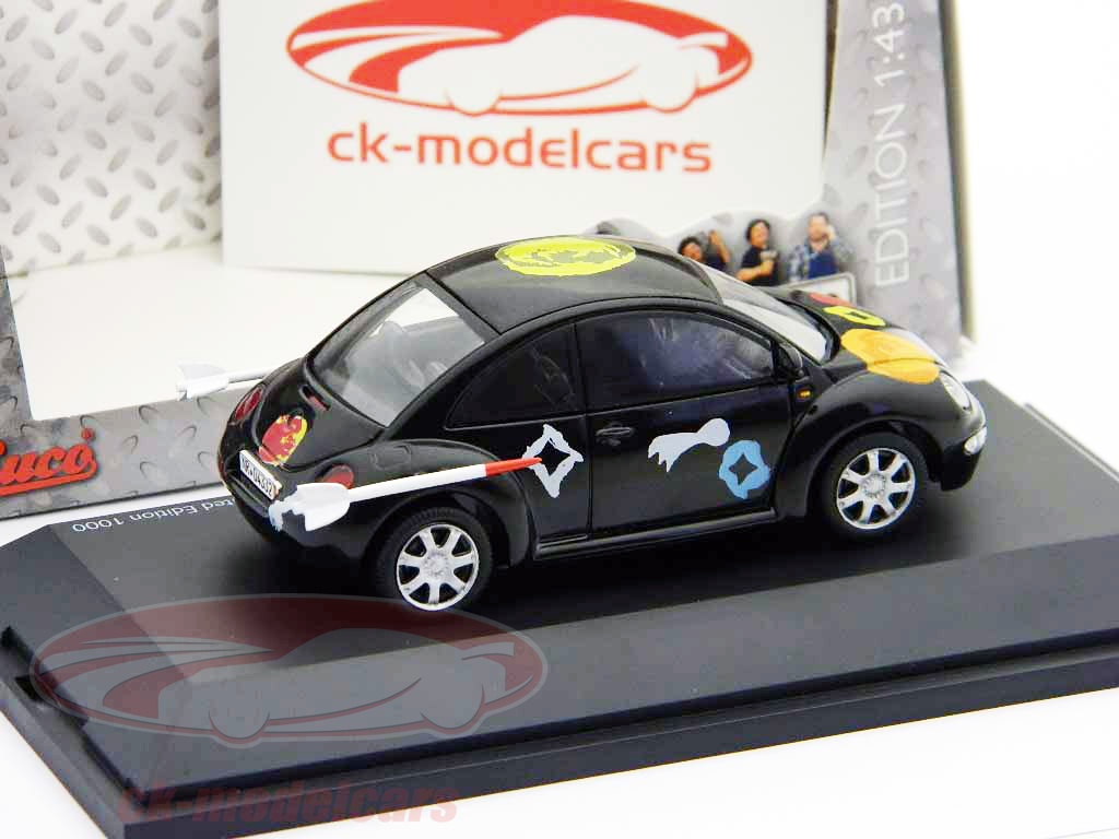 Schuco 1:43 Volkswagen VW new Beetle TV series the Ludolfs black 450454100 model car 450454100 ...