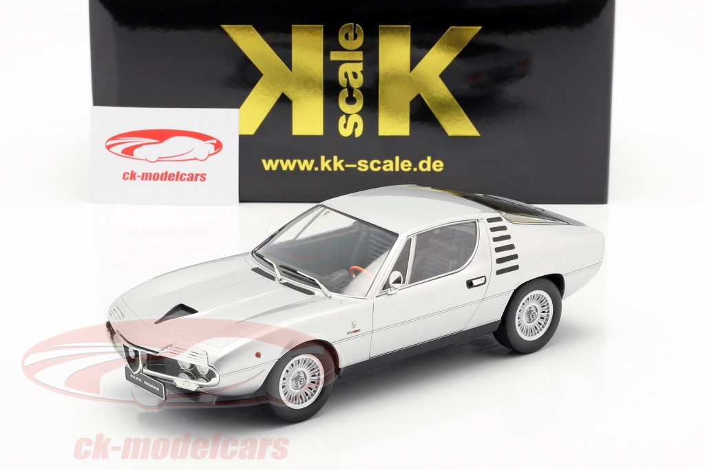 KK-Scale 1:18 Alfa Romeo Montreal year 1970 silver KKDC180382 model car ...